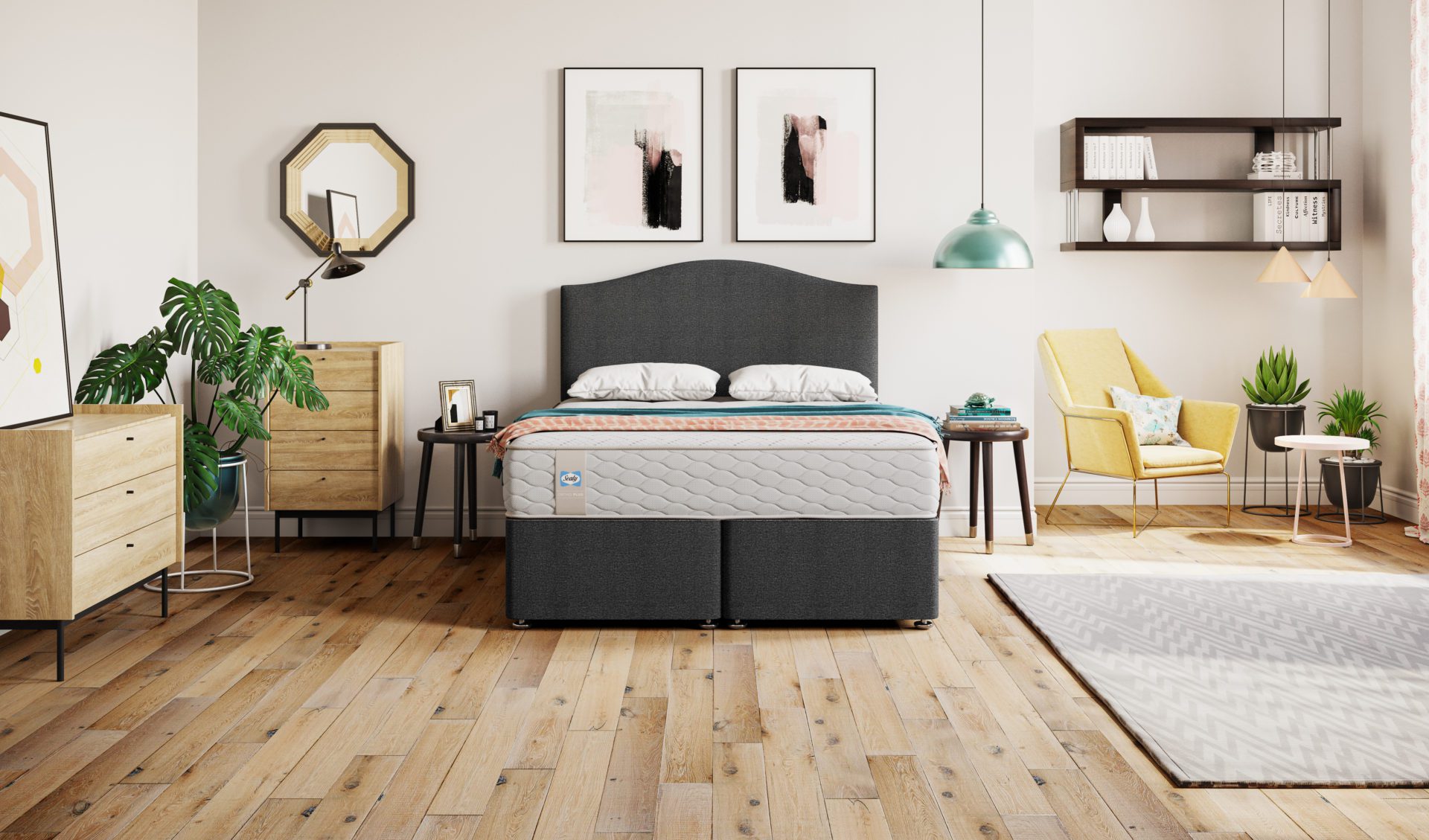Sealy Ortho Plus Grasmoor Firm Mattress PostureTech Core Support ...