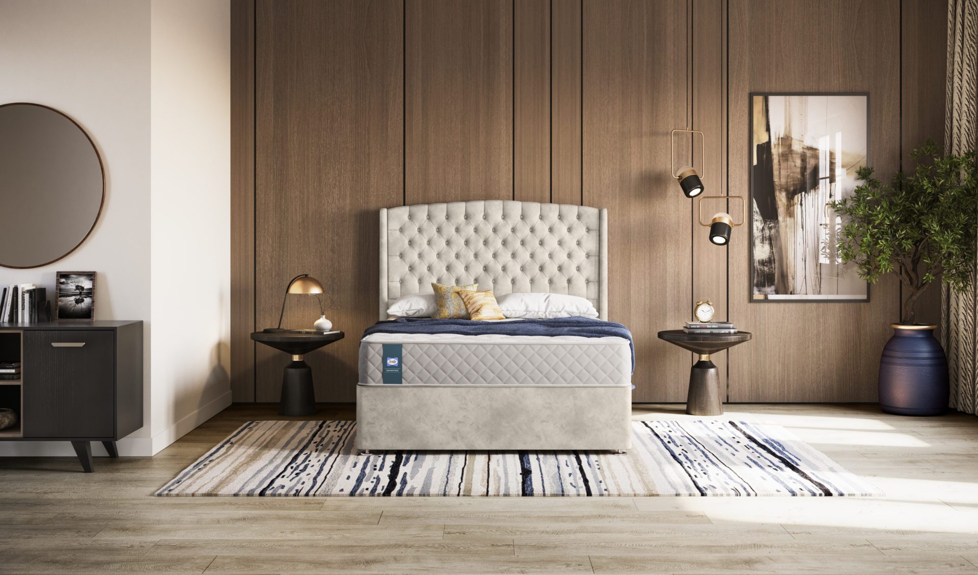 Sealy Advantage Tilbury Medium Mattress PostureTech Core Support ...